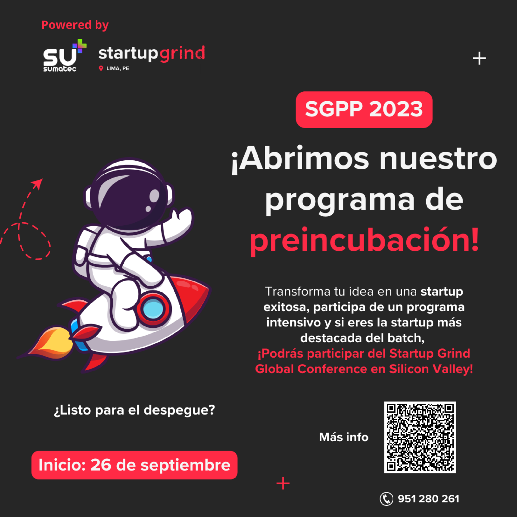 See Programa de Preincubación at Startup Grind Lima